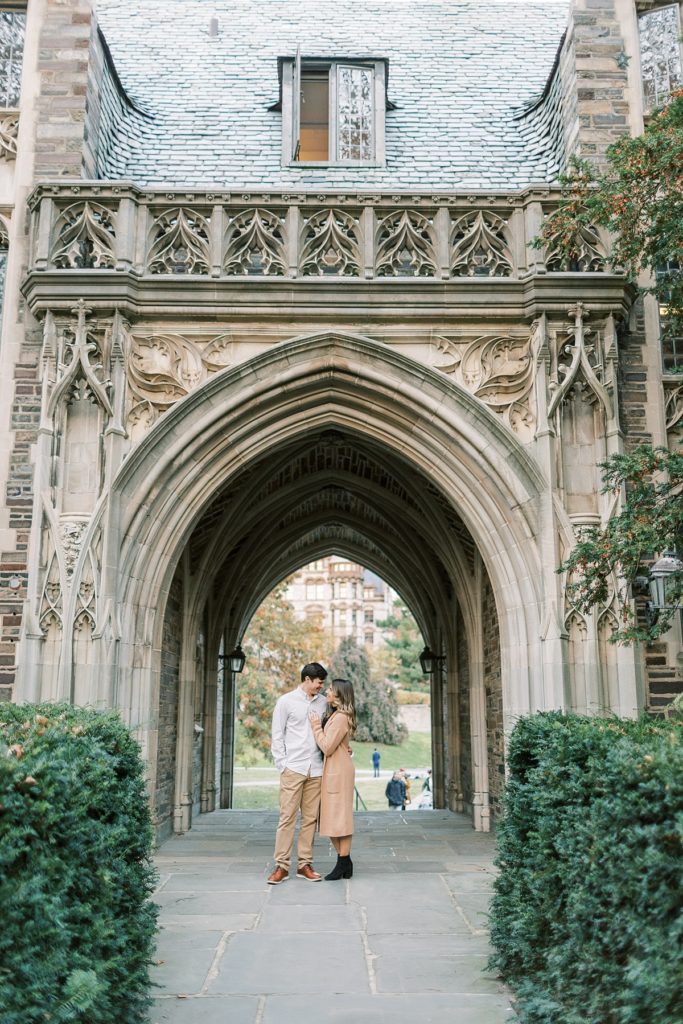 Historic Princeton Fall Engagement - rebeccashiversphotography.com